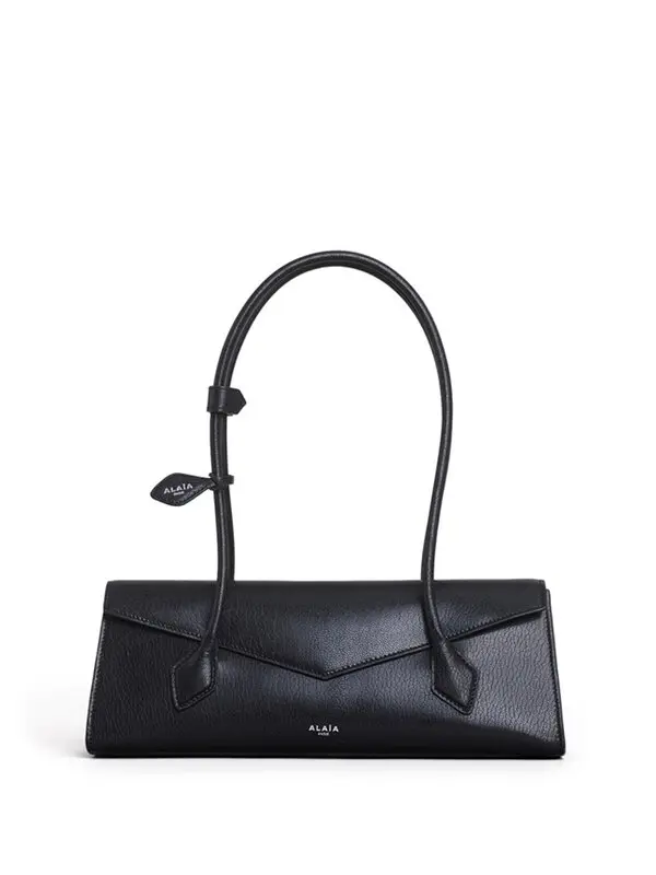 Alaïa Le Teckel Flap Medium Glossy Leather Bag