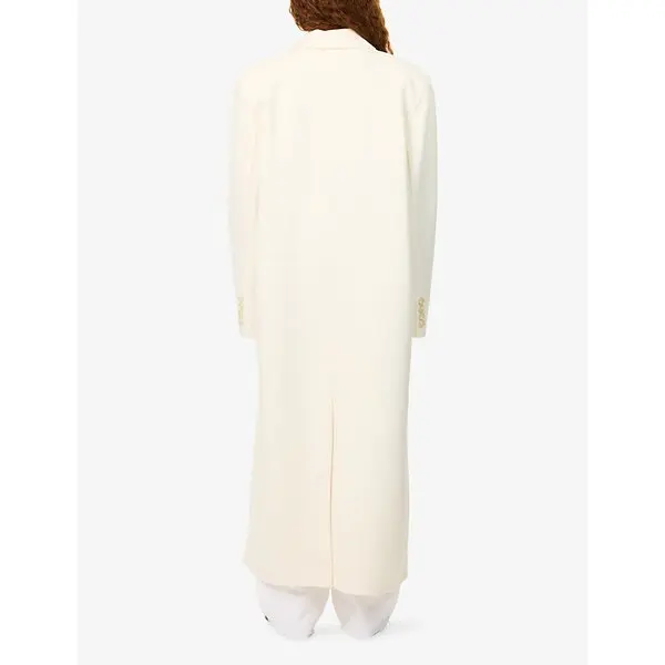 THE FRANKIE SHOP Gaia Double-breasted Wool-blend Coat