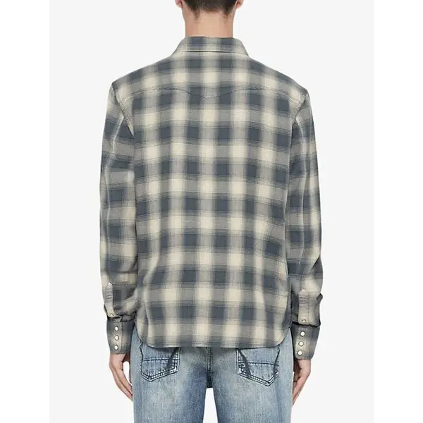 ALLSAINTS Brook Checked Long-sleeve Cotton Shirt