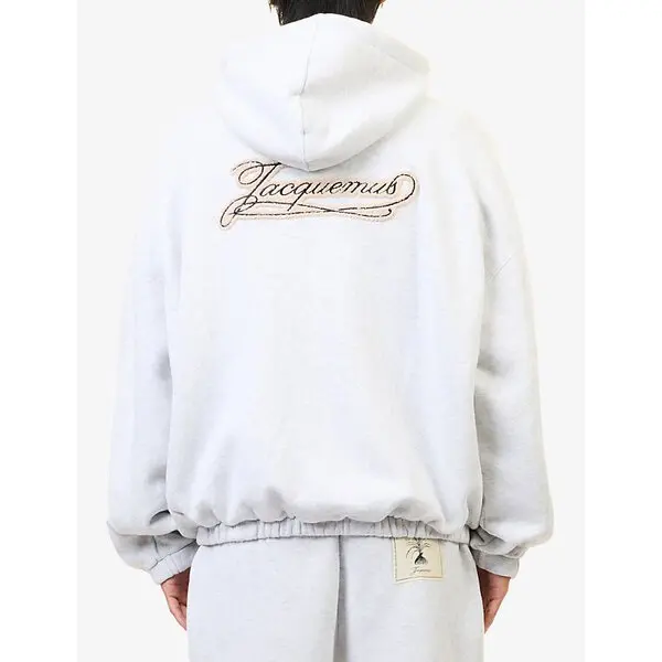 Jacquemus Brand-patch Relaxed-fit Cotton Hoody