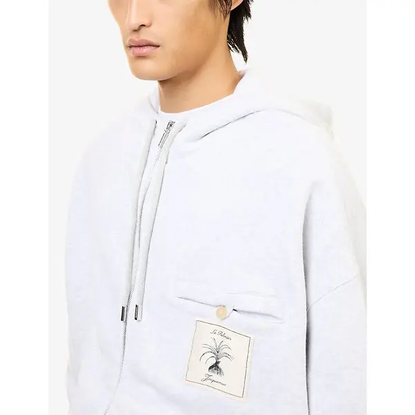 Jacquemus Brand-patch Relaxed-fit Cotton Hoody