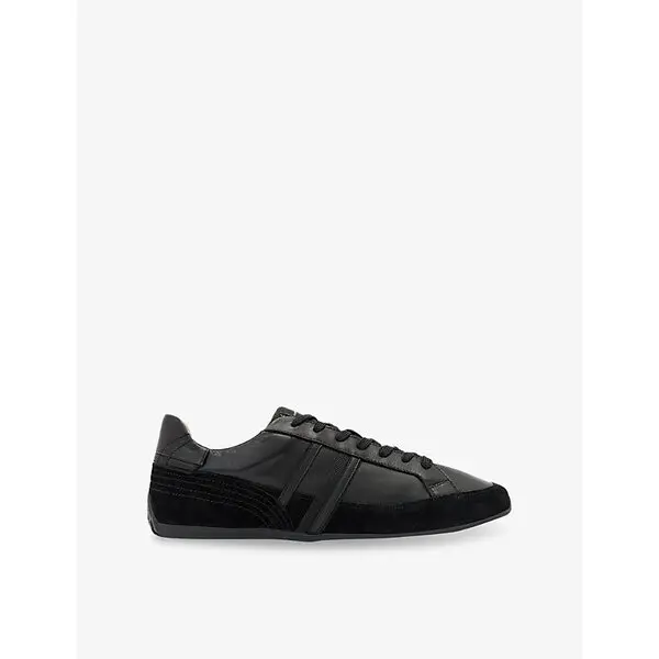 ALLSAINTS Liam Suede And Leather Trainers - Black