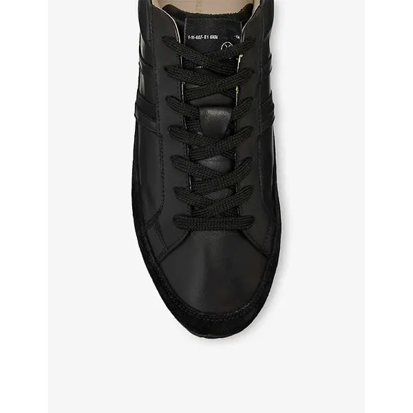 ALLSAINTS Liam Suede And Leather Trainers - Black