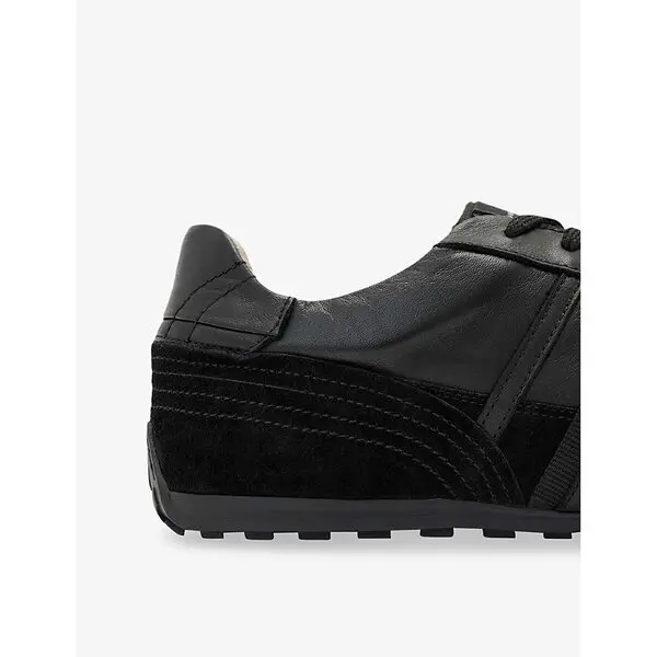 ALLSAINTS Liam Suede And Leather Trainers - Black