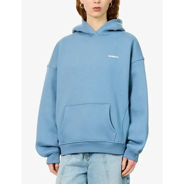 SISTERS & SEEKERS Seekers Logo Cotton-blend Hoody