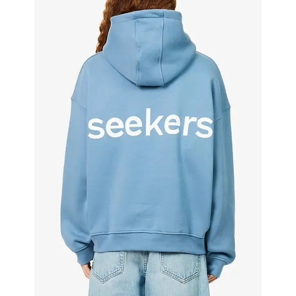 SISTERS & SEEKERS Seekers Logo Cotton-blend Hoody