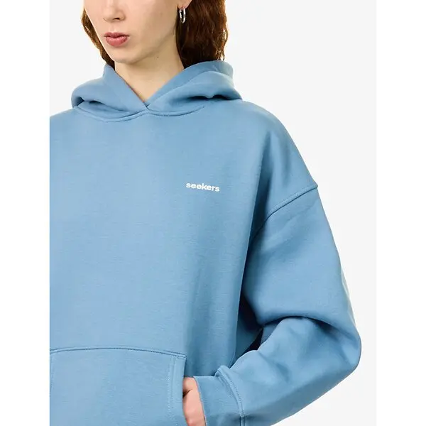 SISTERS & SEEKERS Seekers Logo Cotton-blend Hoody