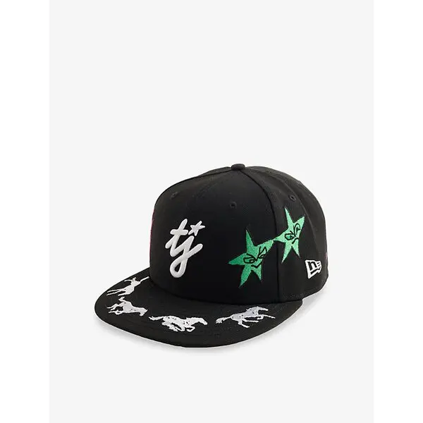 TWOJEYS X New Era 59fifty Brand-embroidered Canvas Cap - Black