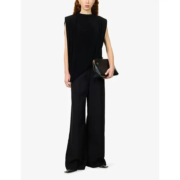Camilla And Marc Ravine Draped Woven Top
