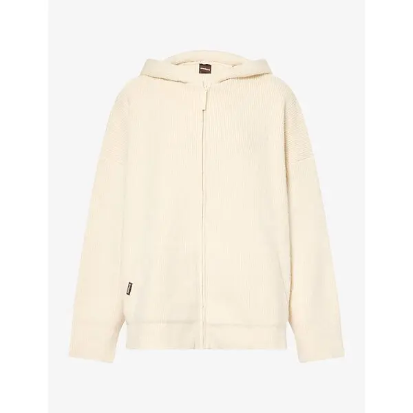 SISTERS & SEEKERS Freckle Zip-up Knit Woven Hoody