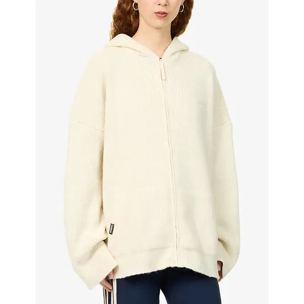 SISTERS & SEEKERS Freckle Zip-up Knit Woven Hoody