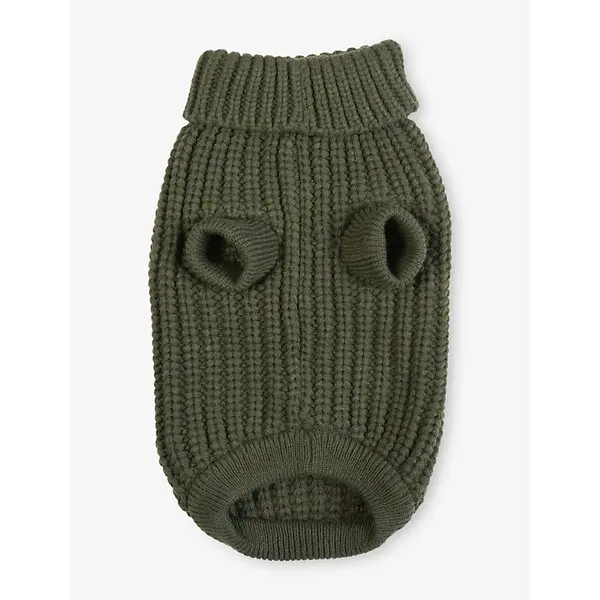 Barbour Saltburn Brand-patch Knitted Dog Jumper