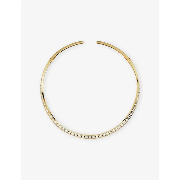 APM MONACO Les Reflets Alloy And Cubic Zirconia Choker Necklace