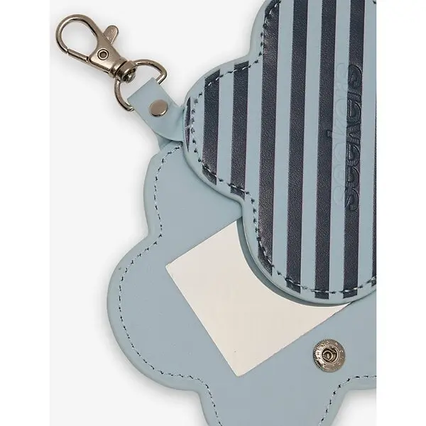 SISTERS & SEEKERS Jasper Striped Mirrored Keyring