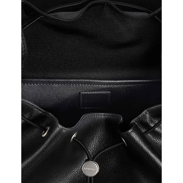 Sandro Buckled Leather Backpack