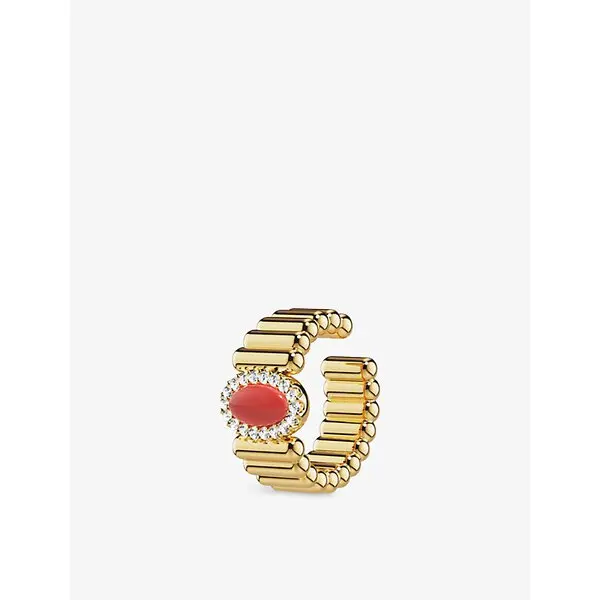 APM MONACO Les Calanques Alloy And Cubic Zirconia Cuff Earring