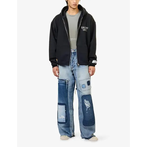 GALLERY DEPT. Distressed Relaxed-fit Denim Jeans