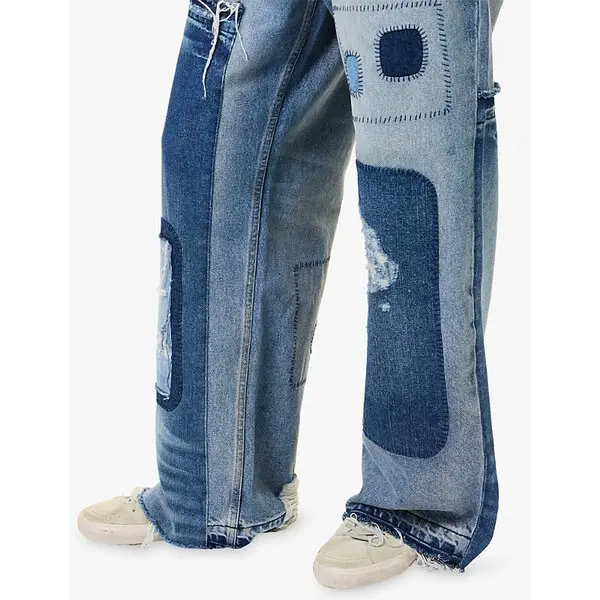 GALLERY DEPT. Distressed Relaxed-fit Denim Jeans