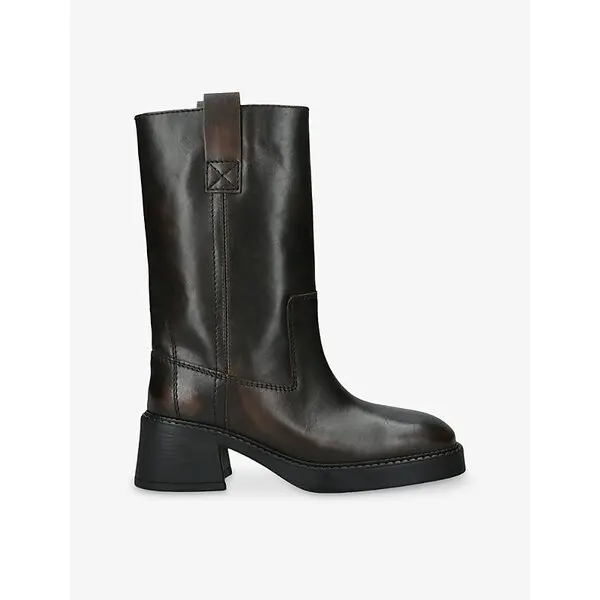 MIISTA Inaya Brushed-effect Leather Boots
