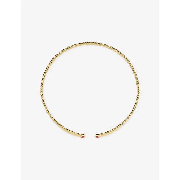 APM MONACO Les Calanques Statement Alloy And Cubic Zirconia Choker Necklace