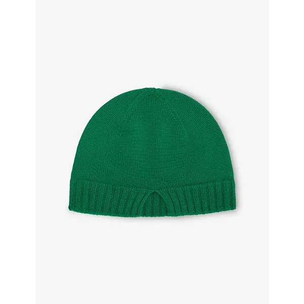 Bottega Veneta Brand-embroidered Wool Beanie