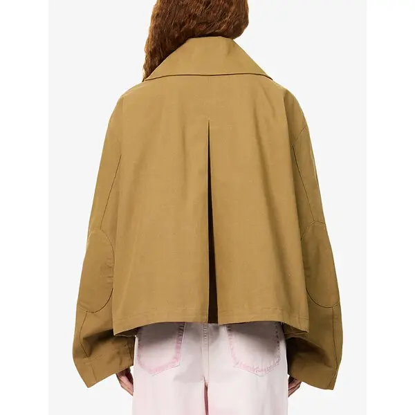GANNI Canvas Short Barn Cotton Jacket