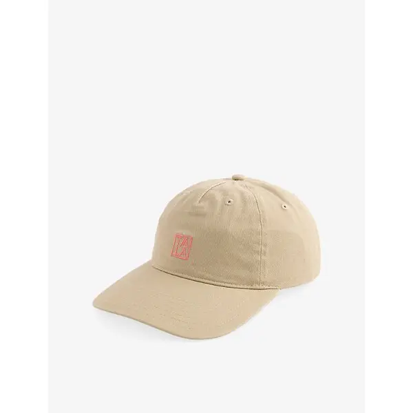 TALA Brand-embroidered Cotton Cap - Truffle
