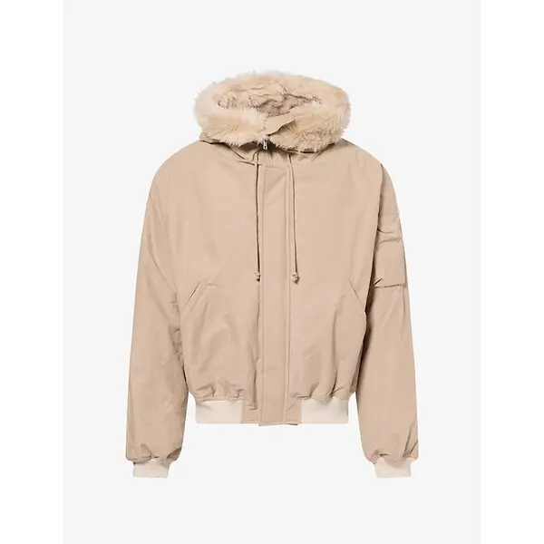 ALEXANDER DIGENOVA Helicopter Wool-trim Cotton Jacket