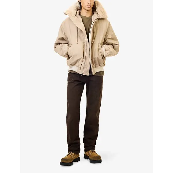 ALEXANDER DIGENOVA Helicopter Wool-trim Cotton Jacket