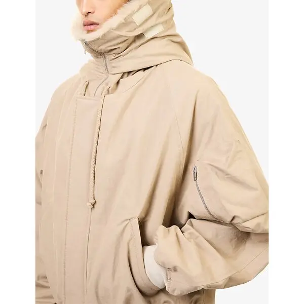 ALEXANDER DIGENOVA Helicopter Wool-trim Cotton Jacket