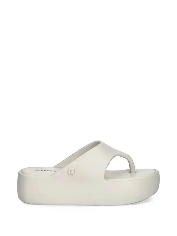 Melissa Free Platform Thong Sandals - Neutrals