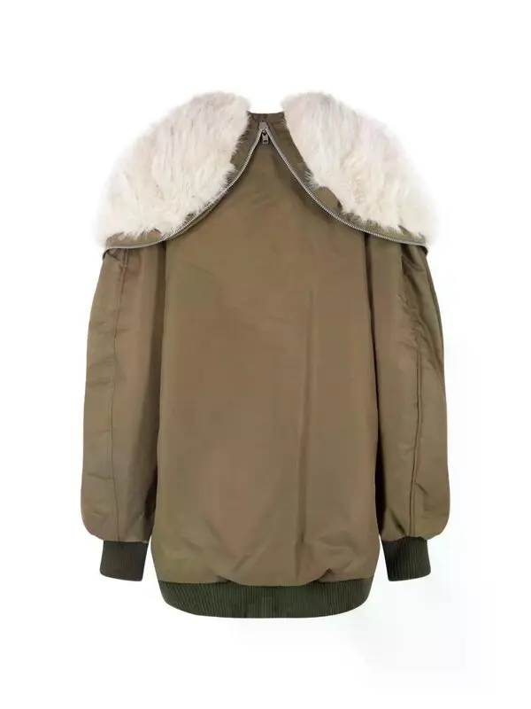 Simone Rocha Faux-fur Trim Bomber Jacket