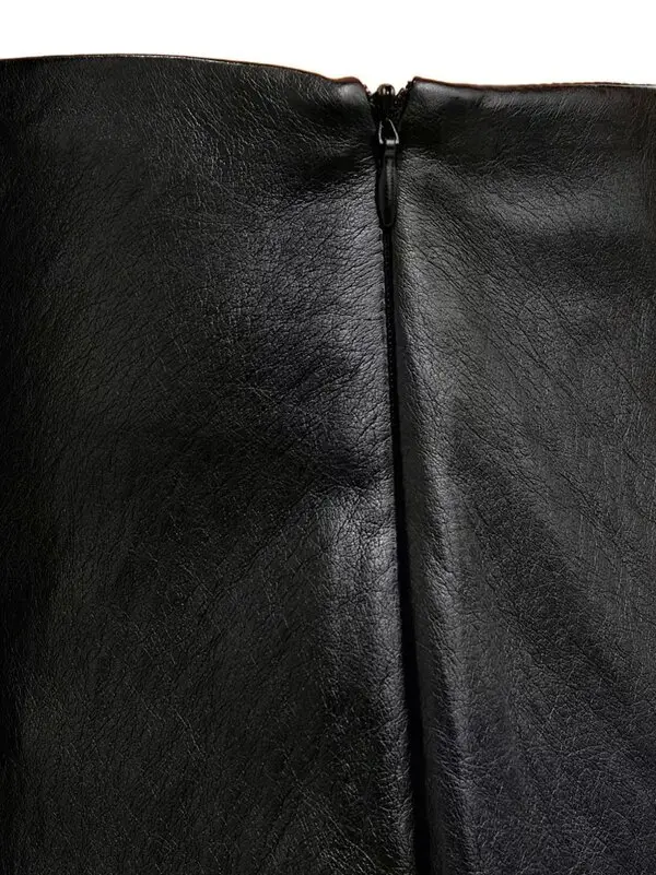 HAVEONE Rear-slit Skirt