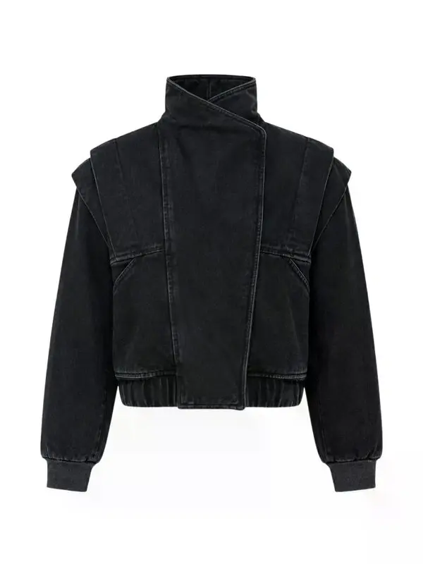 PUSHBUTTON High-neck Denim Jacket