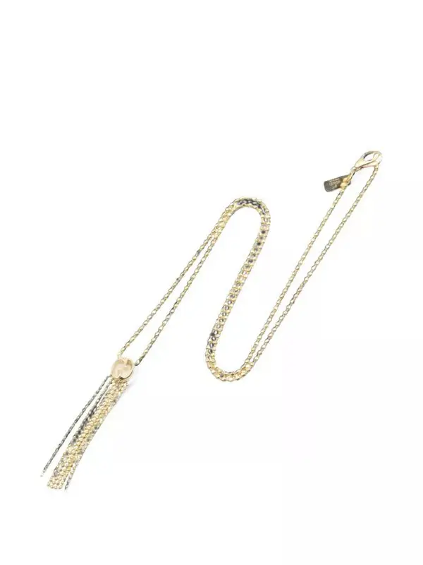 Gucci 2010s Beaded-fringe Necklace - Gold
