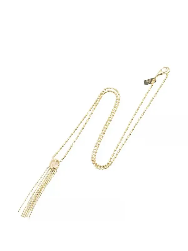 Gucci 2010s Beaded-fringe Necklace - Gold