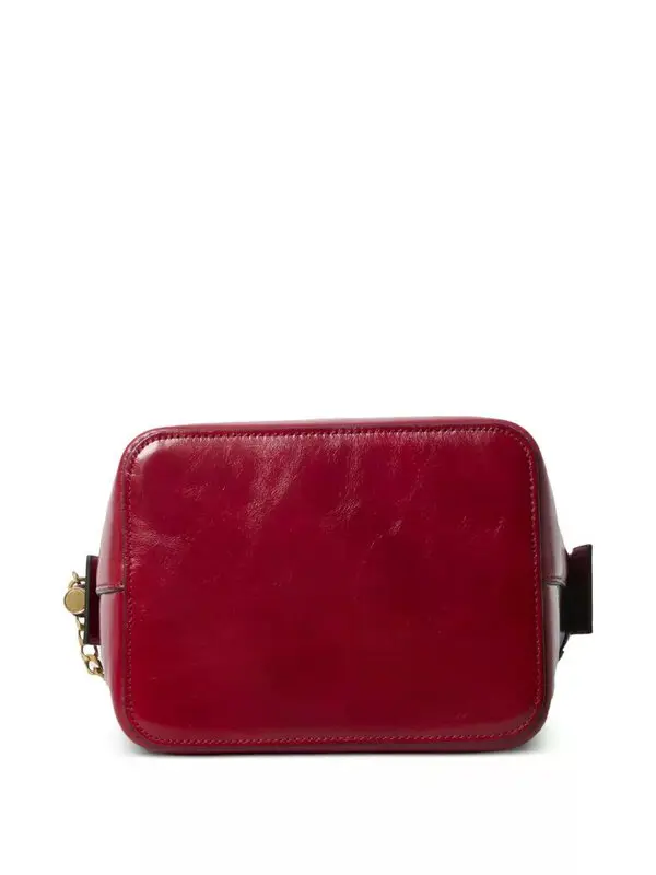Versace Pivot Small Leather Bucket Bag