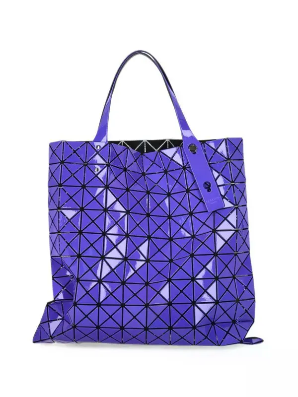 Issey Miyake Prism Gloss Geometric-panel Tote Bag - Blue