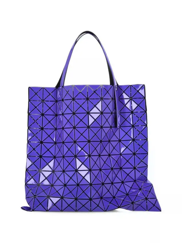 Issey Miyake Prism Gloss Geometric-panel Tote Bag - Blue