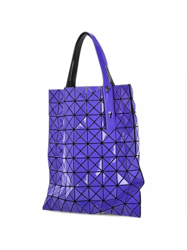 Issey Miyake Prism Gloss Geometric-panel Tote Bag - Blue