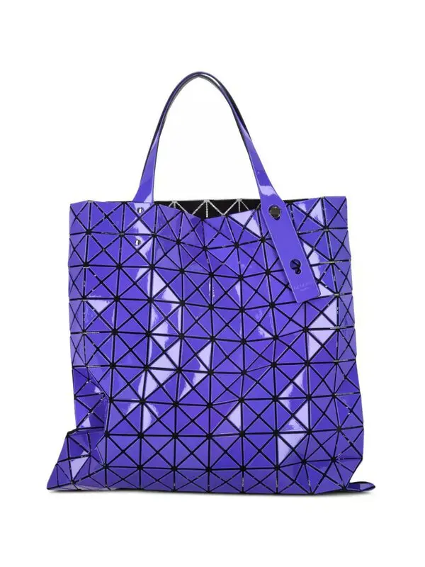 Issey Miyake Prism Gloss Geometric-panel Tote Bag - Blue