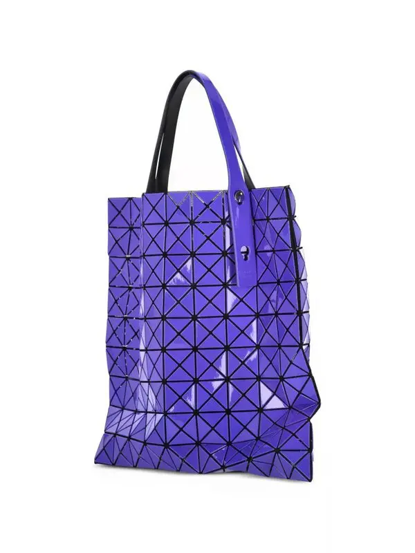 Issey Miyake Prism Gloss Geometric-panel Tote Bag - Blue