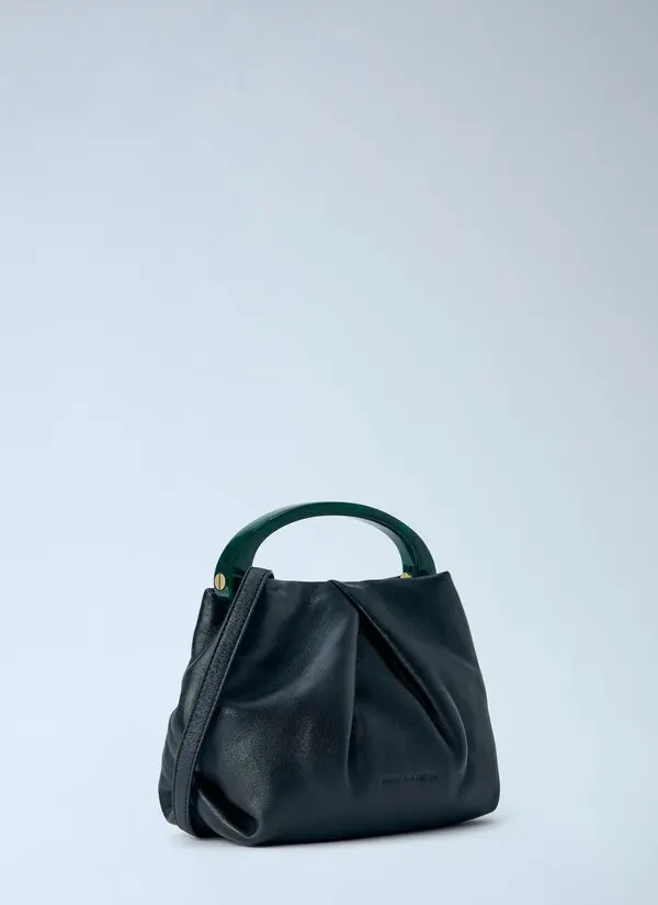 Dries Van Noten Structured Leather Handbag