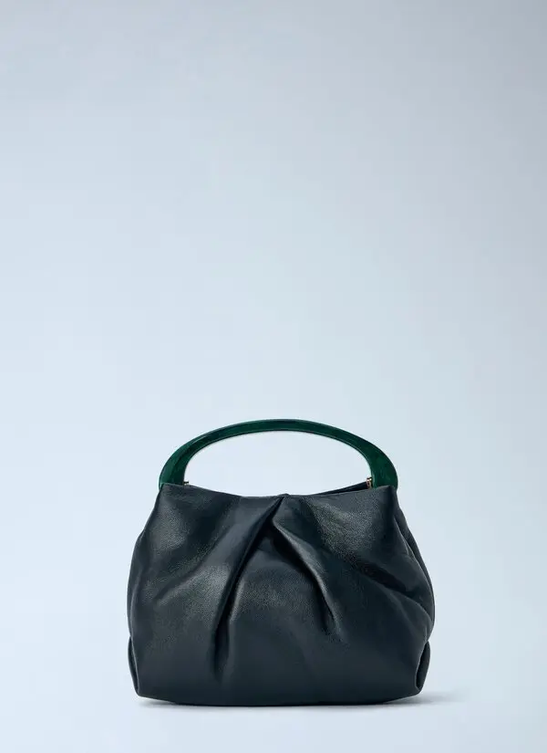 Dries Van Noten Structured Leather Handbag