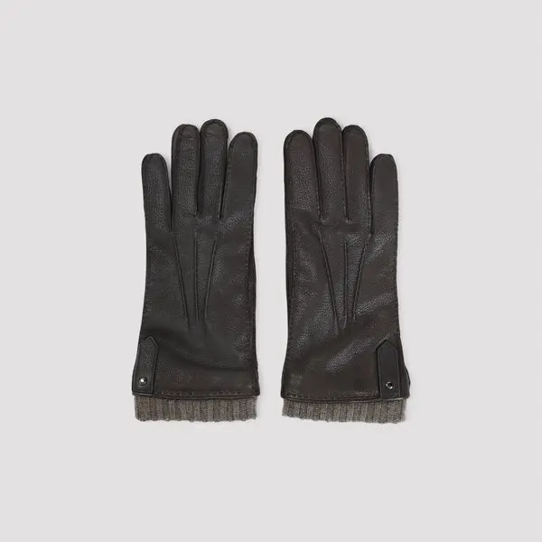 Canali Leather Deerskin Gloves