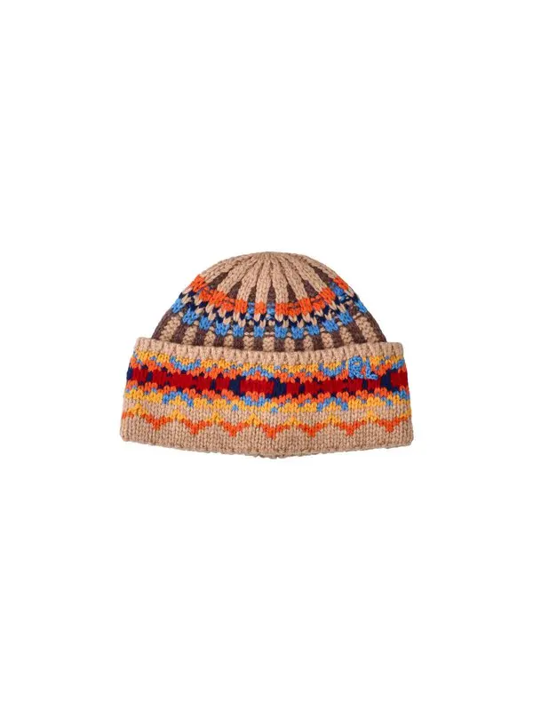 Polo Ralph Lauren Patterned Knit Beanie Hat