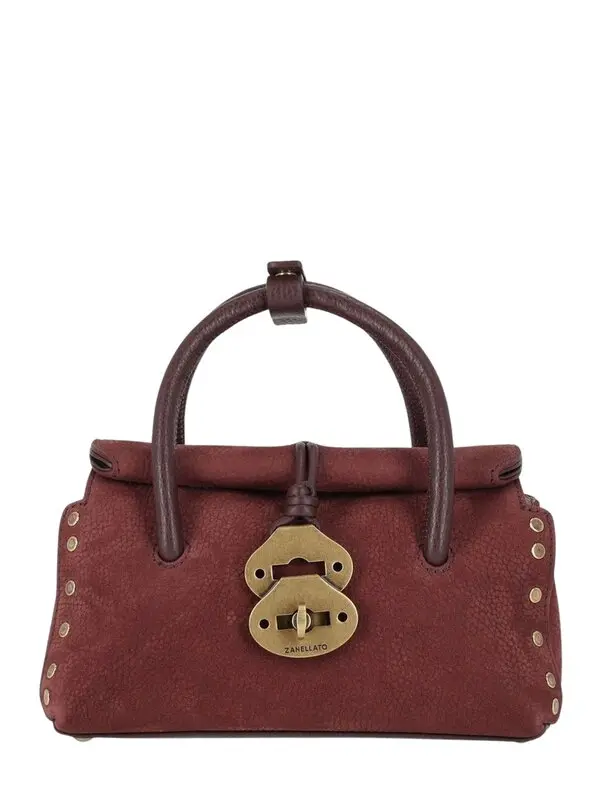 ZANELLATO Leather Top-handle Satchel - Bordeaux