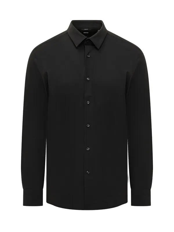 BOSS Stylish Shirt With Contemporary Collar And Button Closure
