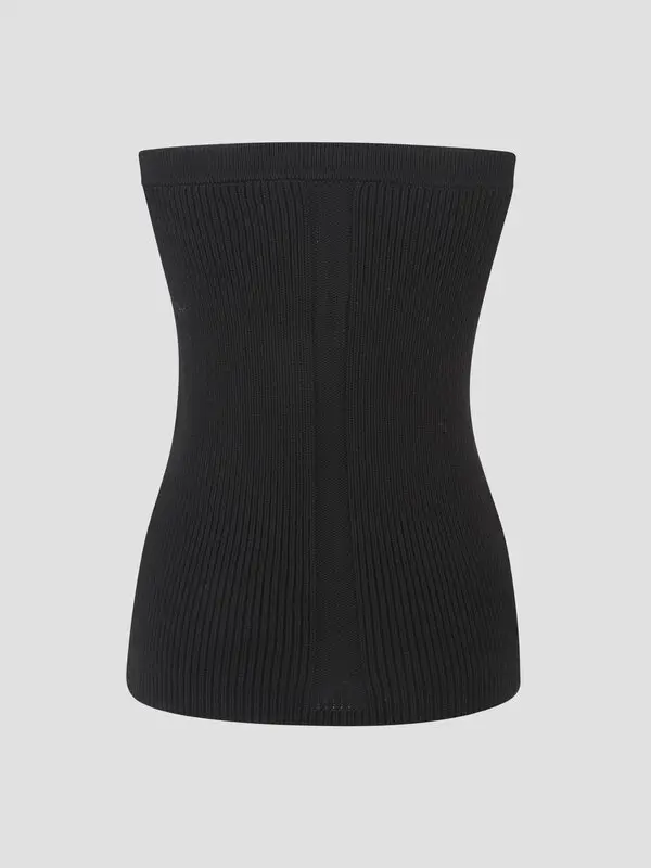 Rick Owens Elegant Mini Tube Top - Black