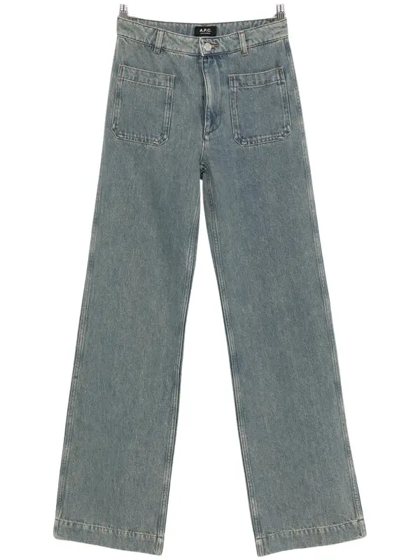 A.p.c. 100% Cotton Denim Jeans - Blue